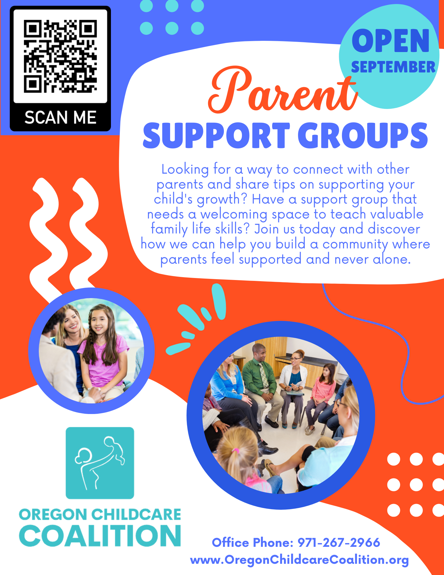 Parent Support Group Reservation – Oregon Childcare Coalition
